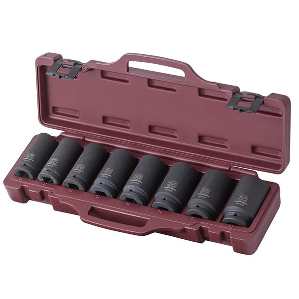 PROVULKA : TLHT0106 - Coffret de douilles longues à choc 3/4" - 8 pièces - KRAFTWERK 400015 ...