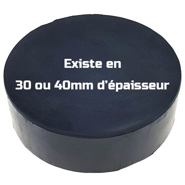 PROVULKA : TLHYT0301R100 - Cale de levage en caoutchouc - Ronde – Provulka